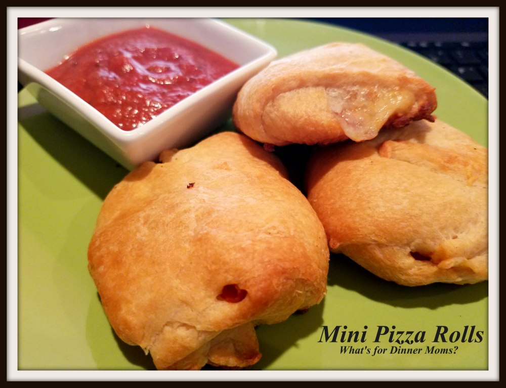 Mini Pizza Rolls – What's for Dinner Moms?