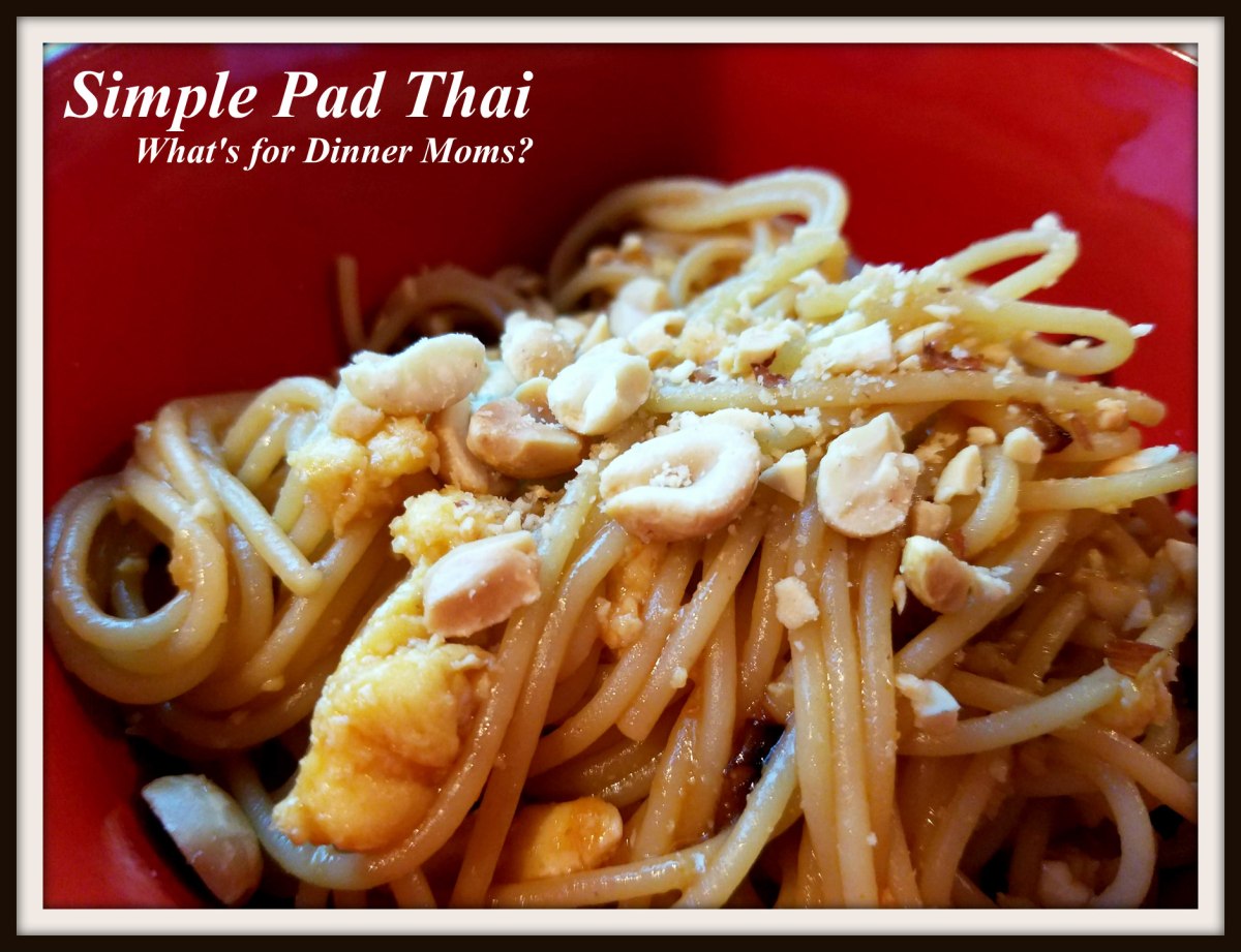 Simple Pad Thai – What's for Dinner Moms?